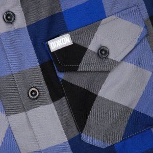 DIXXON | Shirts | Dixxon The Portside Flannel Shirt Blue Plaid Mens ...